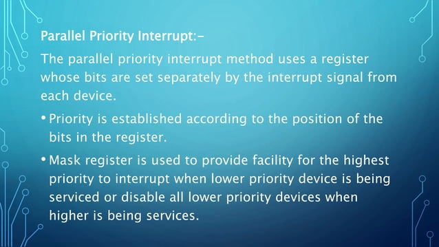 priority interrupt computer organization | PPTX