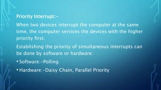 priority interrupt computer organization | PPTX