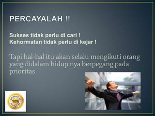 Prioritas Hidup | PPT