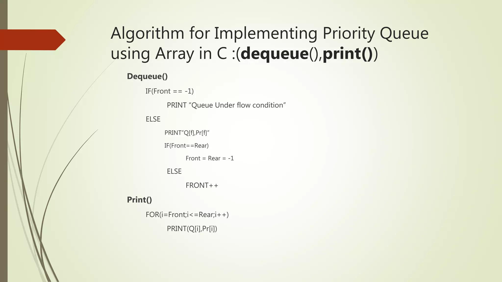 Priority Queue In Dsa Ppt