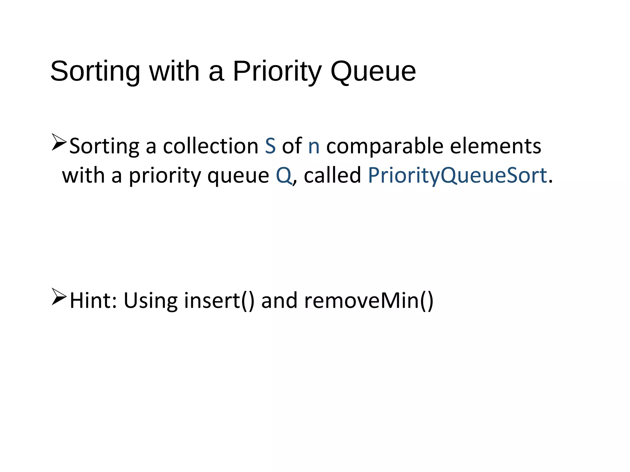 Priority queues | PPT