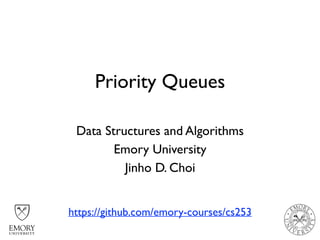 CS253: Priority queues (2019) | PPT