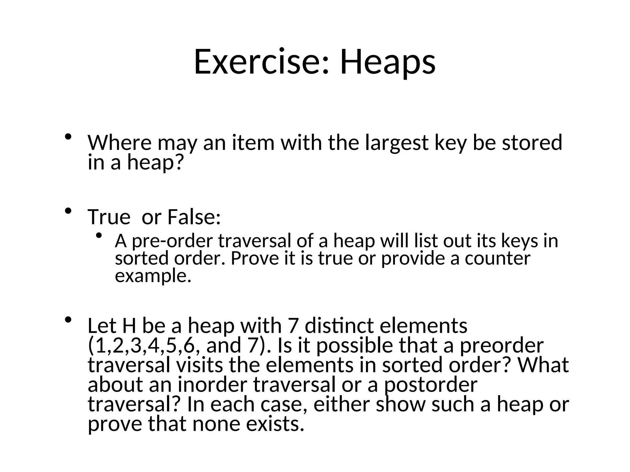 priority queue and heaps detailed description | PPT