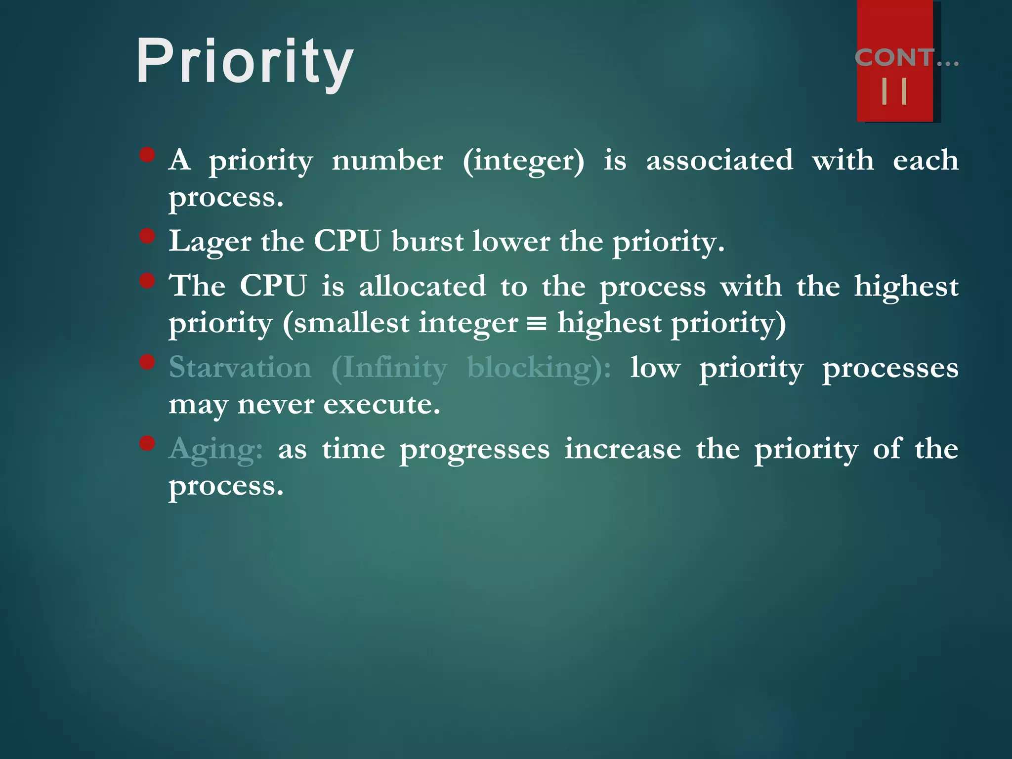Priority Scheduling Algorithms Ppt 