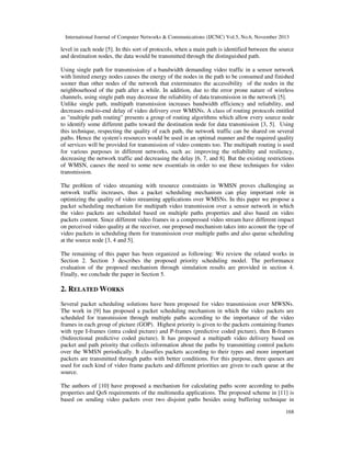 Priority scheduling for multipath video transmission in wmsns | PDF