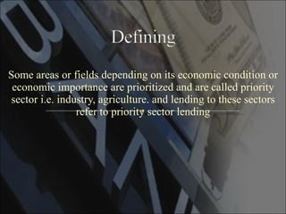 Priority sector lending | PPT