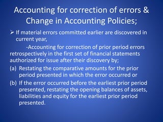 Prior Year Adjustments -IAS 8 | PPTX