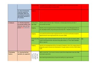 Priory geography development plan 2008 | PPT