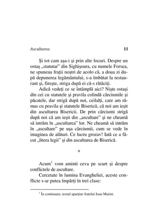 Pr Iosif Trifa - Ascultarea | PDF