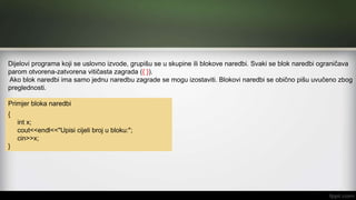 Pripreme za programiranje 8. drugi dio | PPT