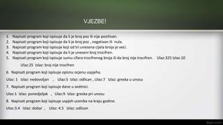 Pripreme za programiranje 8. drugi dio | PPT