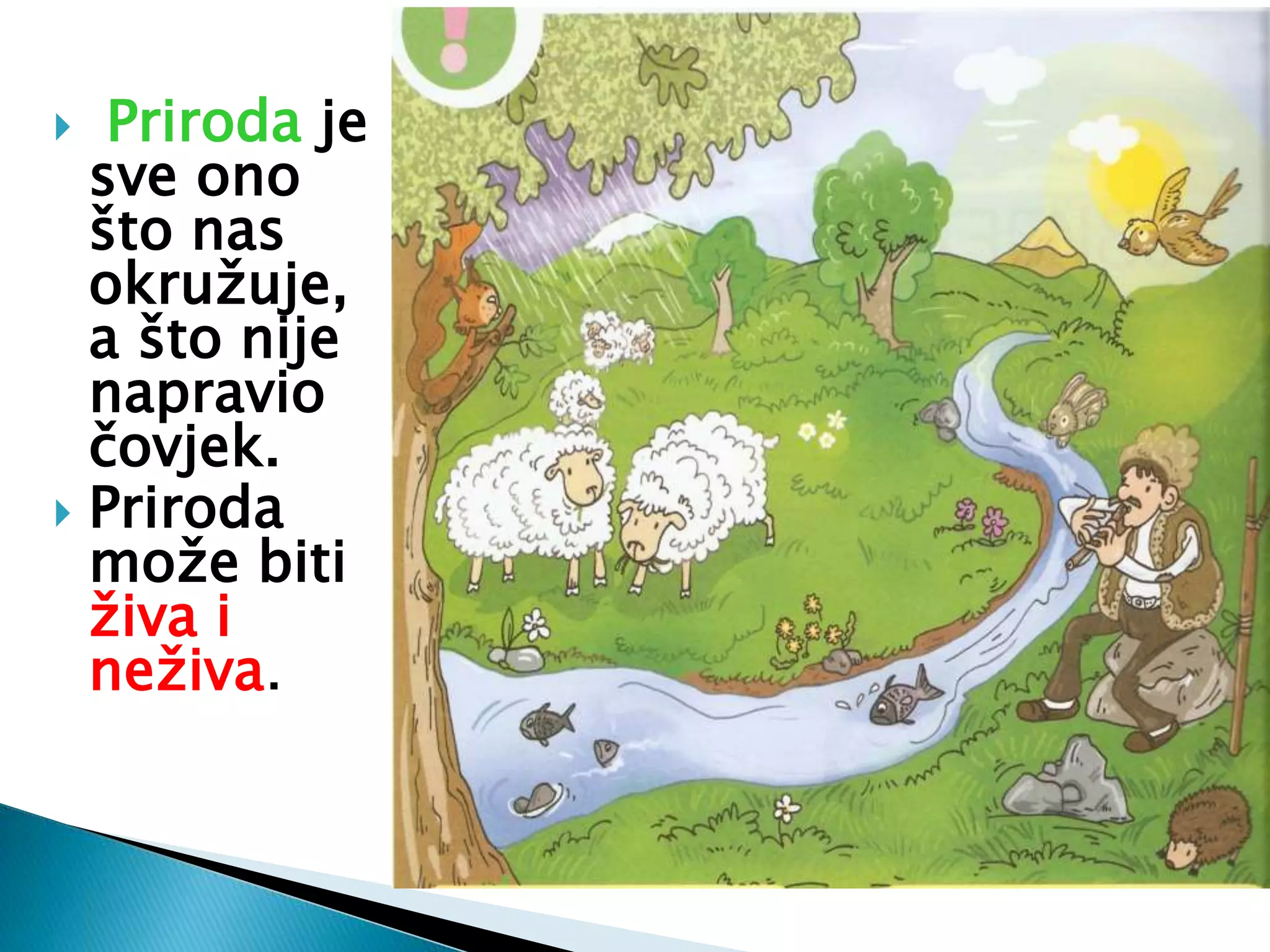 Priroda- živa i neživa | PPTX