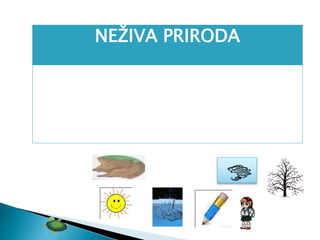 Priroda- živa i neživa | PPTX