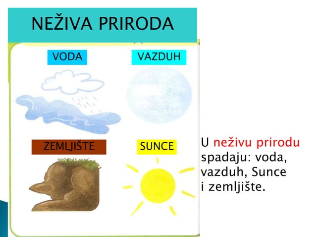 Priroda- živa i neživa | PPTX