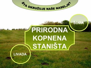 Prirodna kopnena stanista | PPT