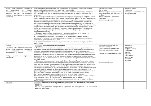 Prirodni nauki 4 одд | PDF