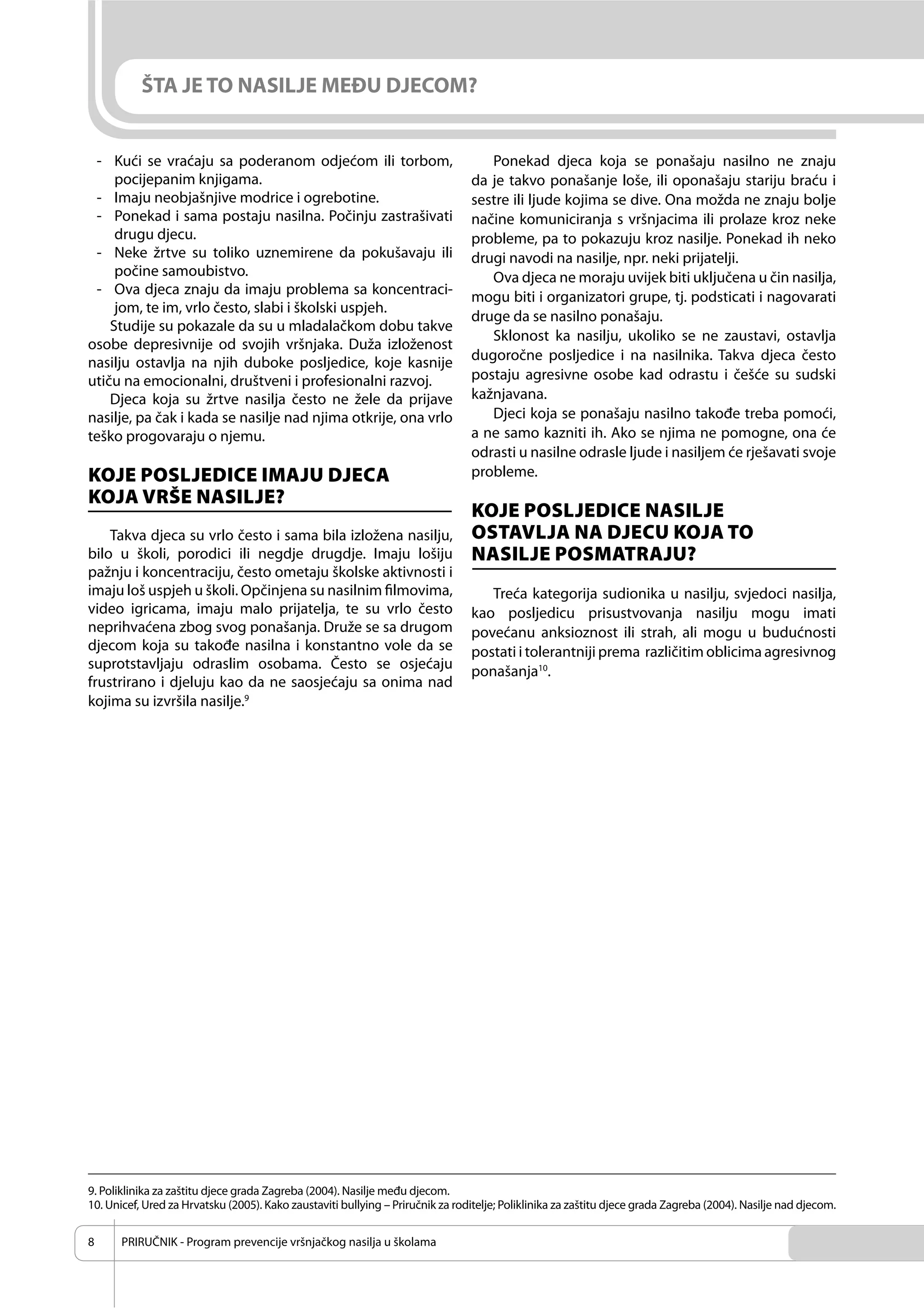 Priručnik+ +program+prevencije+vršnjačkog+nasilja+u+školama | PDF