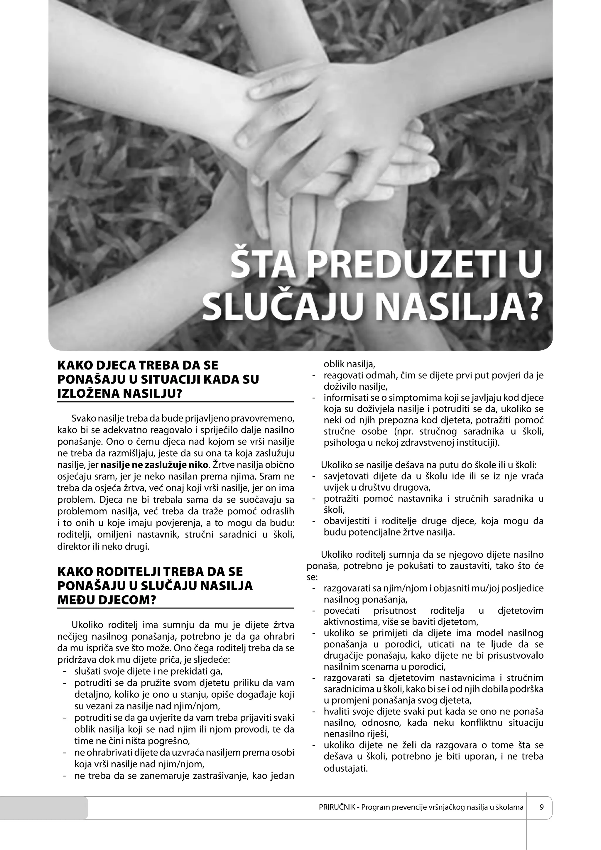 Priručnik+ +program+prevencije+vršnjačkog+nasilja+u+školama | PDF