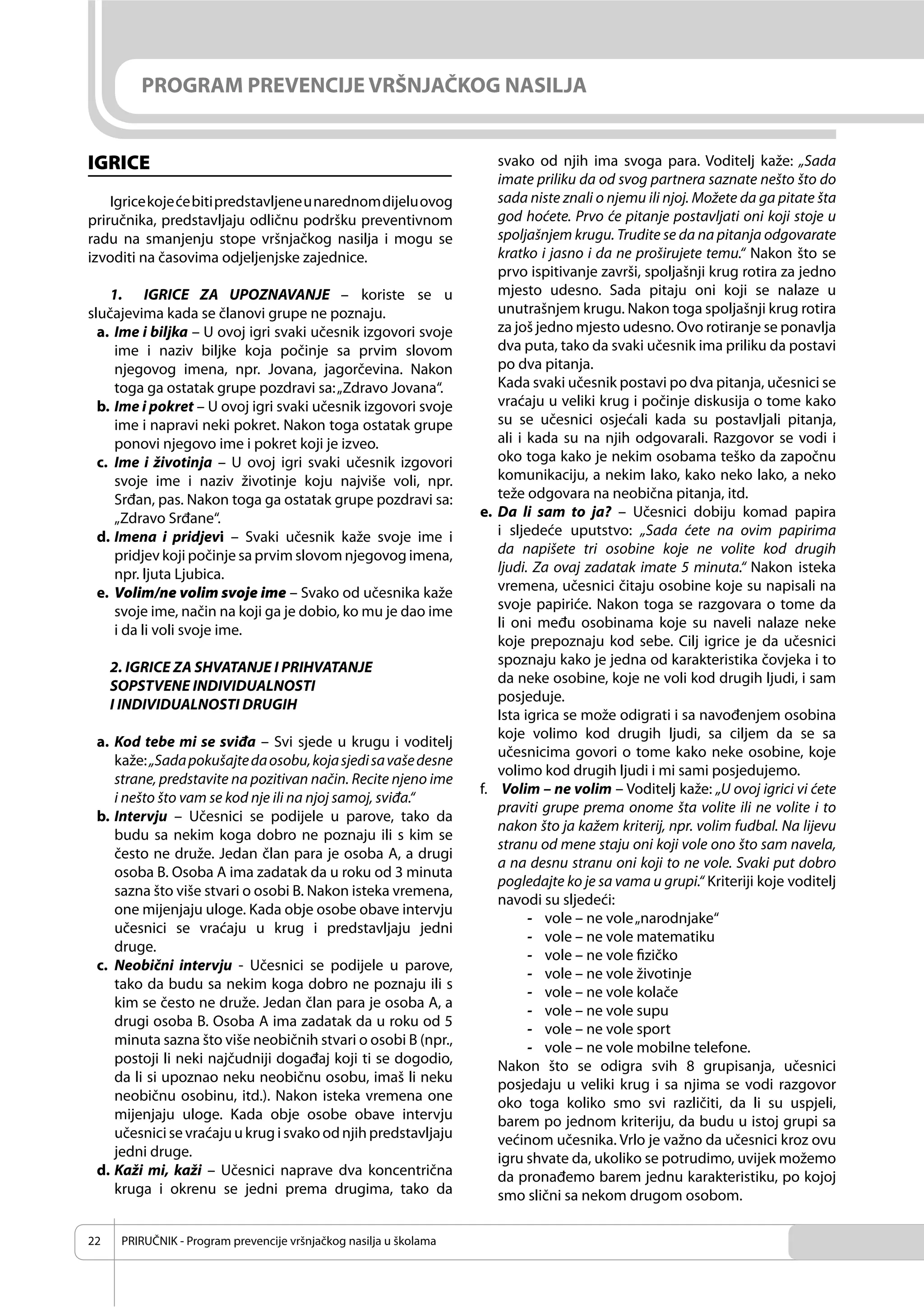 Priručnik+ +program+prevencije+vršnjačkog+nasilja+u+školama | PDF