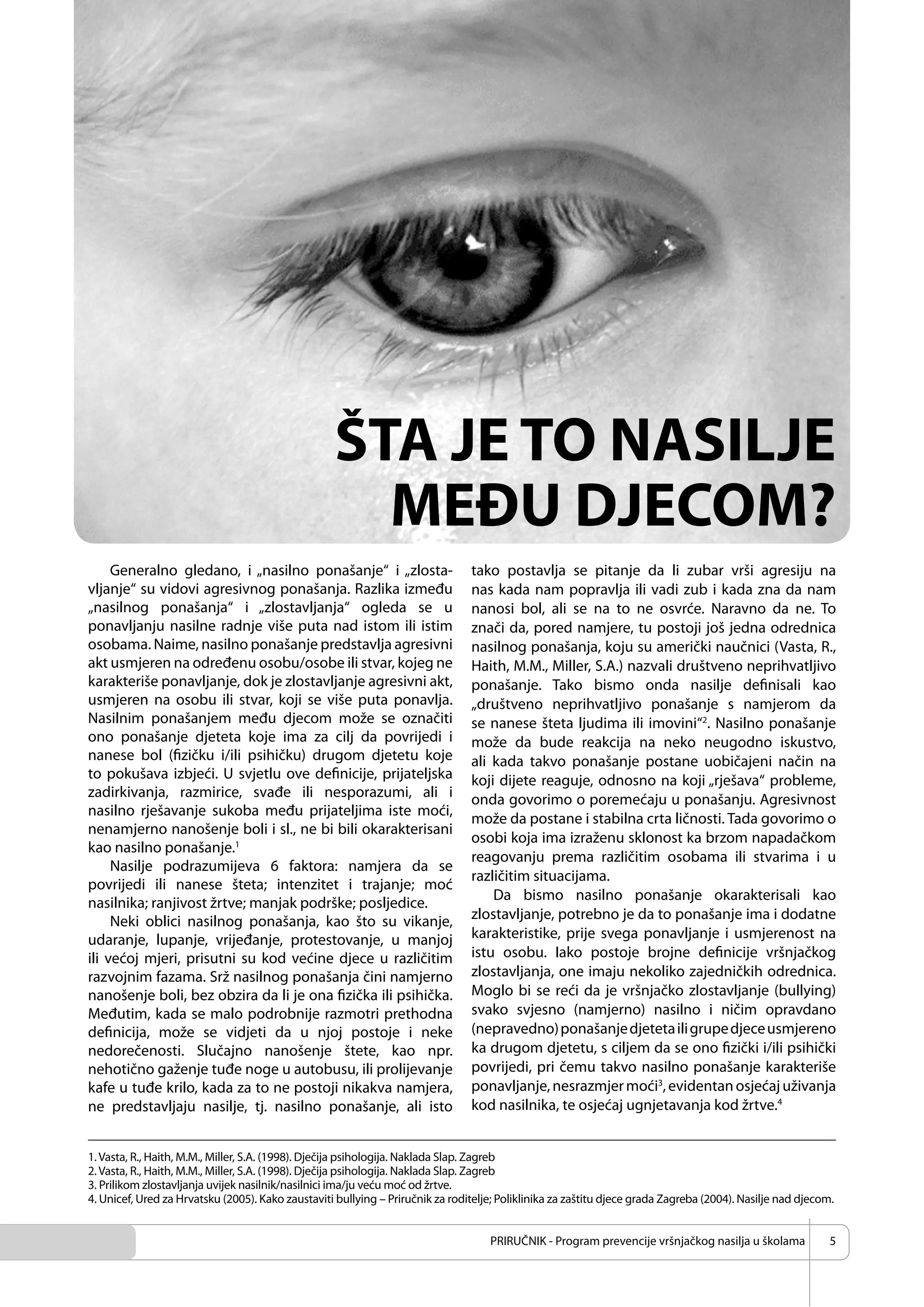 Priručnik+ +program+prevencije+vršnjačkog+nasilja+u+školama | PDF