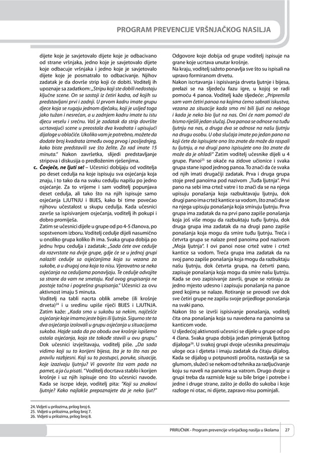 Priručnik+ +program+prevencije+vršnjačkog+nasilja+u+školama | PDF