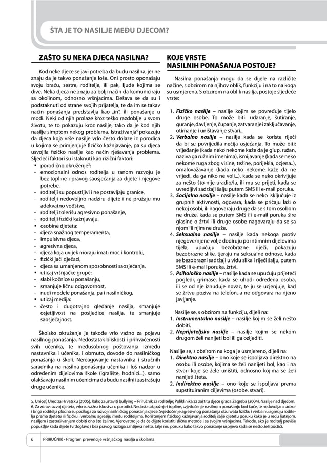 Priručnik+ +program+prevencije+vršnjačkog+nasilja+u+školama | PDF