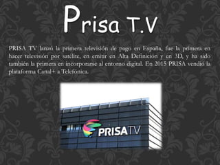 Prisa presentacion | PPTX
