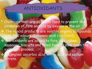 Food Additives | PPTX