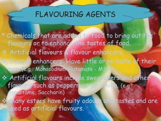 Food Additives | PPTX
