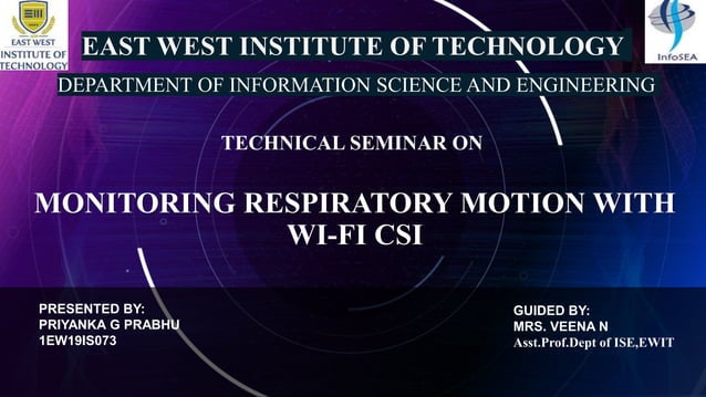 Monitoring respiratory motion with wifi. | PPT