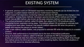 Monitoring respiratory motion with wifi. | PPTX