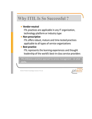 Why Is ITIL So Successful | PDF