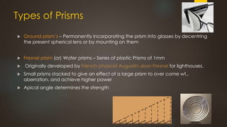 Prism in ophthalmology | PPTX