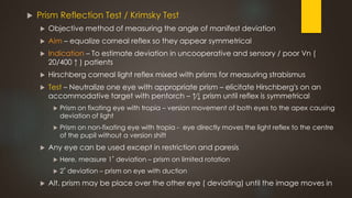 Prism in ophthalmology | PPTX