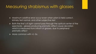 Prism in ophthalmology | PPTX