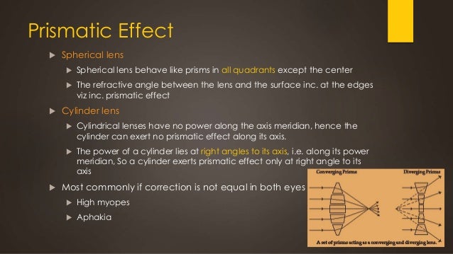 Prism in ophthalmology