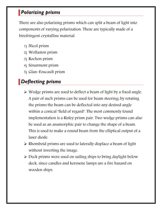 Prism. prepared by T.Sivaramakrishnan { elc president },Aditya ...