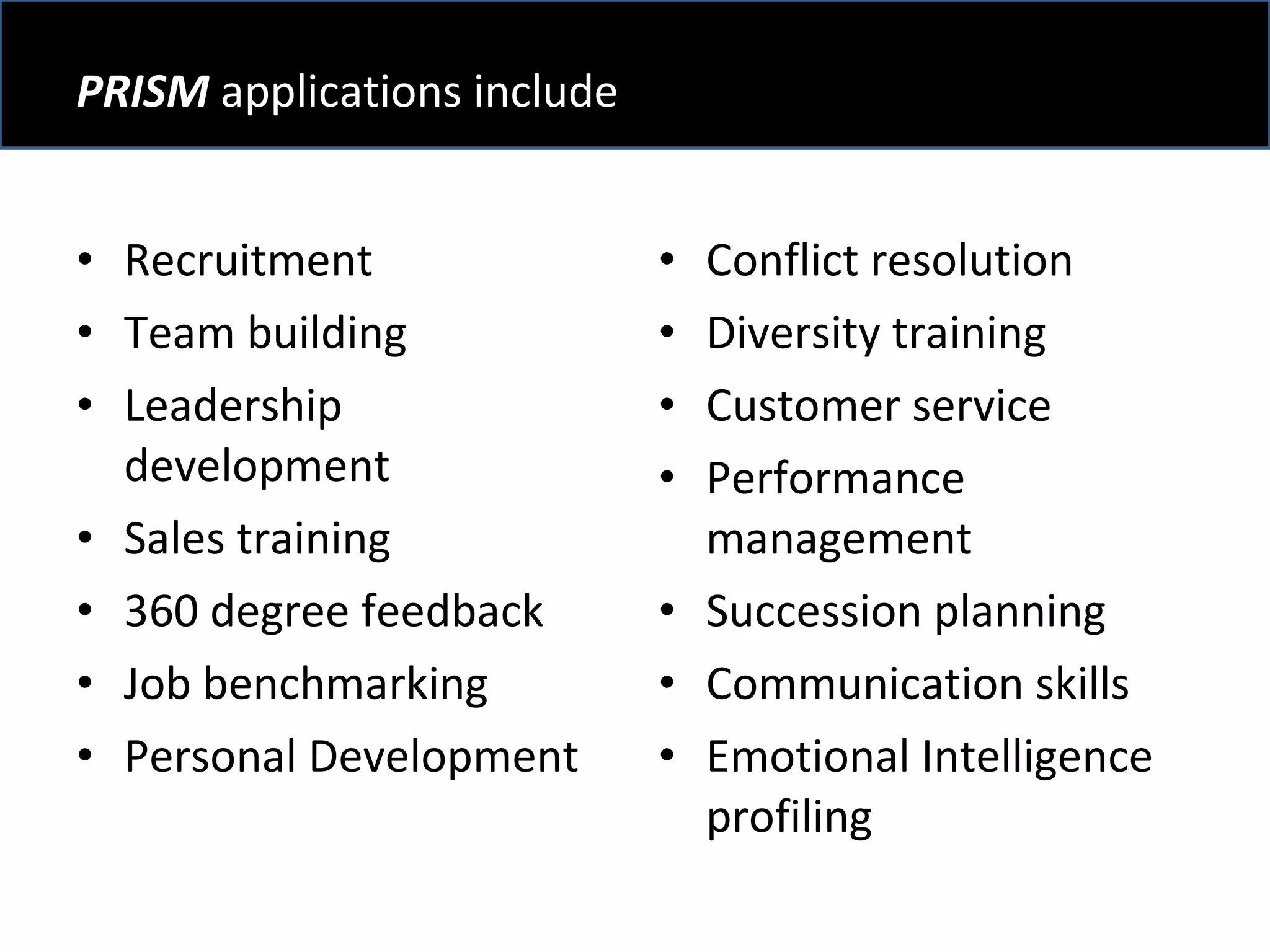 Prism presentation | PPT