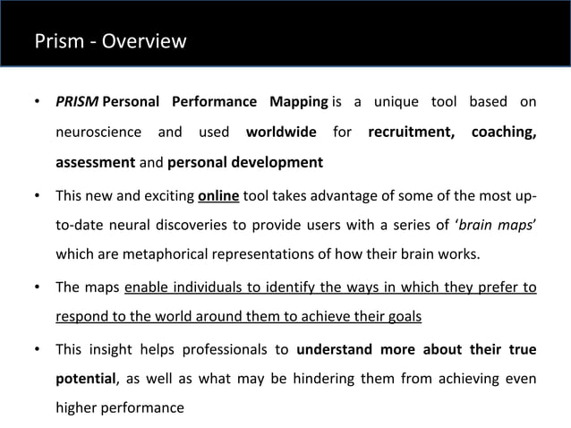 Prism presentation | PPT