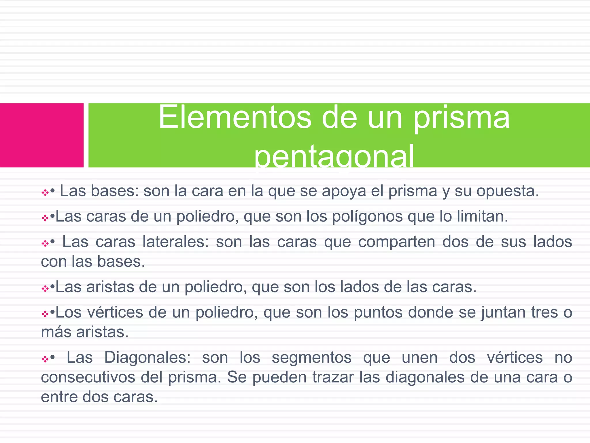 Prisma pentagonal | PPTX