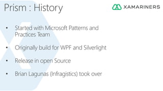 Xamariners: PRISM for Xamarin.Forms | PPTX | Computing | Technology & Computing