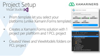 Xamariners: PRISM for Xamarin.Forms | PPTX | Computing | Technology & Computing