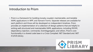 Use Prism with WPF | PPTX