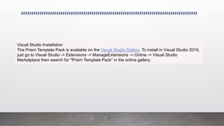 Use Prism with WPF | PPTX