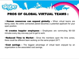 GLOBAL VIRTUAL TEAM - HOW IT WORKS | PPTX | Remote Working | Careers