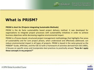 GPM: PRiSM Practitioner | PPTX