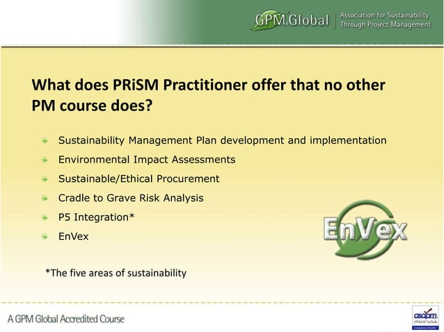 GPM: PRiSM Practitioner | PPT GPM: PRiSM Practitioner | PPT