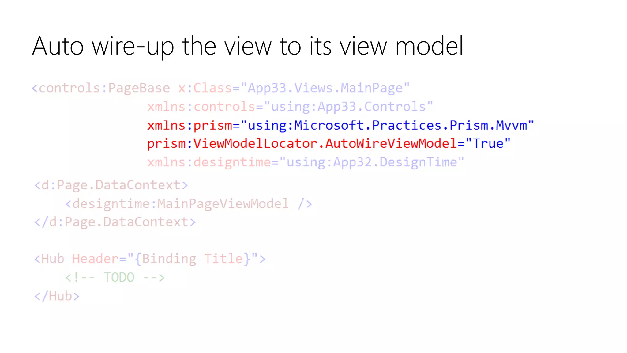 Prism library and MVVM | PPTX