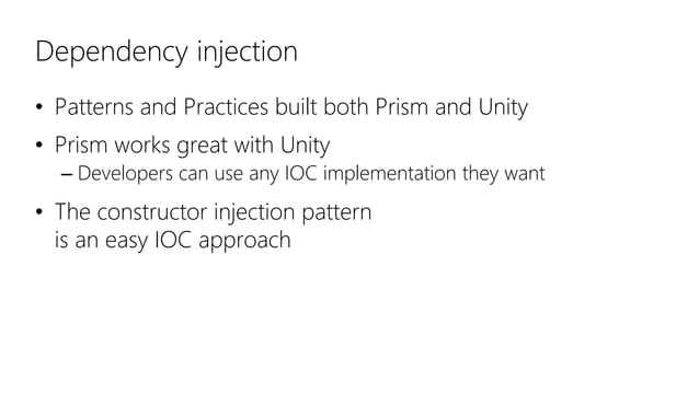Prism library and MVVM | PPT