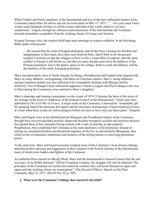 On the 1871 Paris Commune | PDF | Economy | Business and Finance